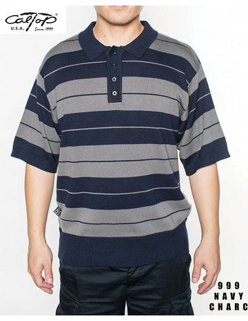 Caltop Striped Polos Charlie Browns Veterano Shirts – TheOGshop.com