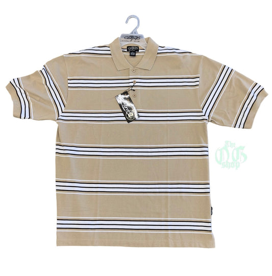 Caltop Striped Polos Charlie Browns Veterano Shirts – TheOGshop.com